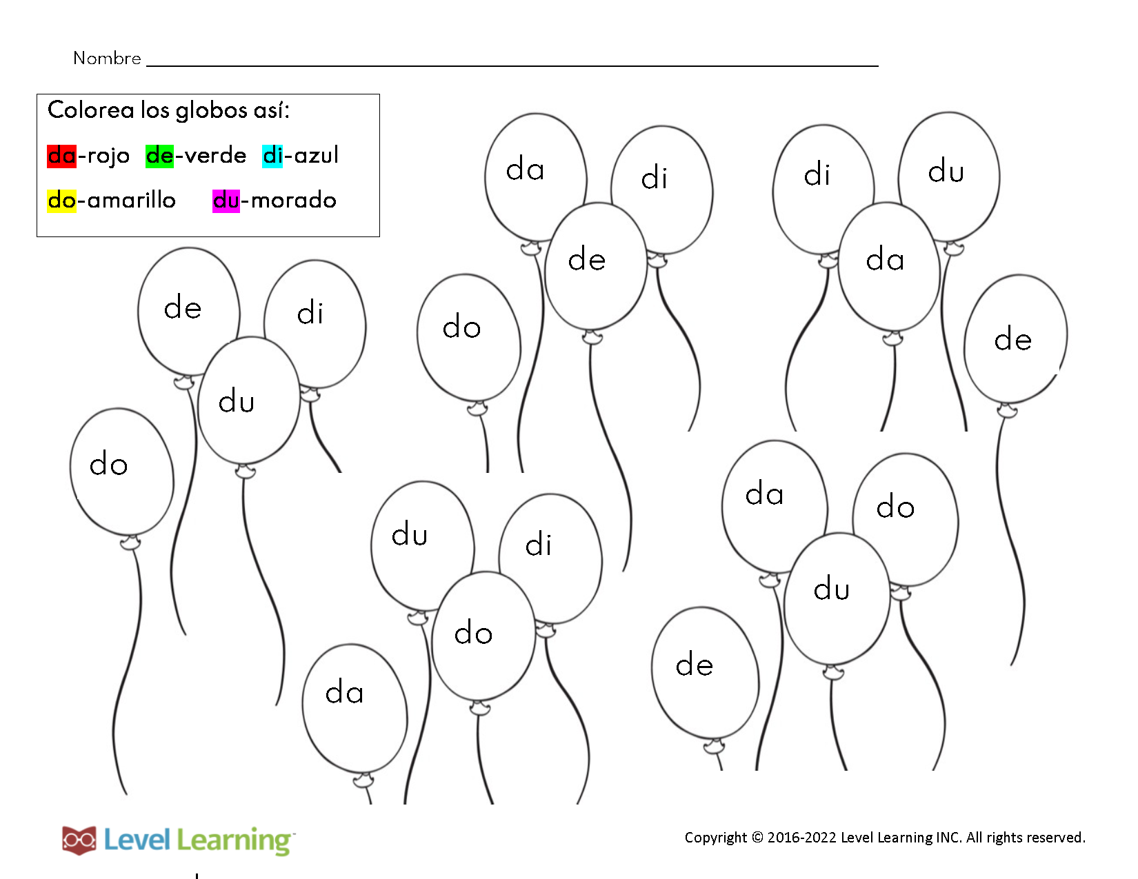 Spanish Phonics Open Syllables 2 – Level Learning