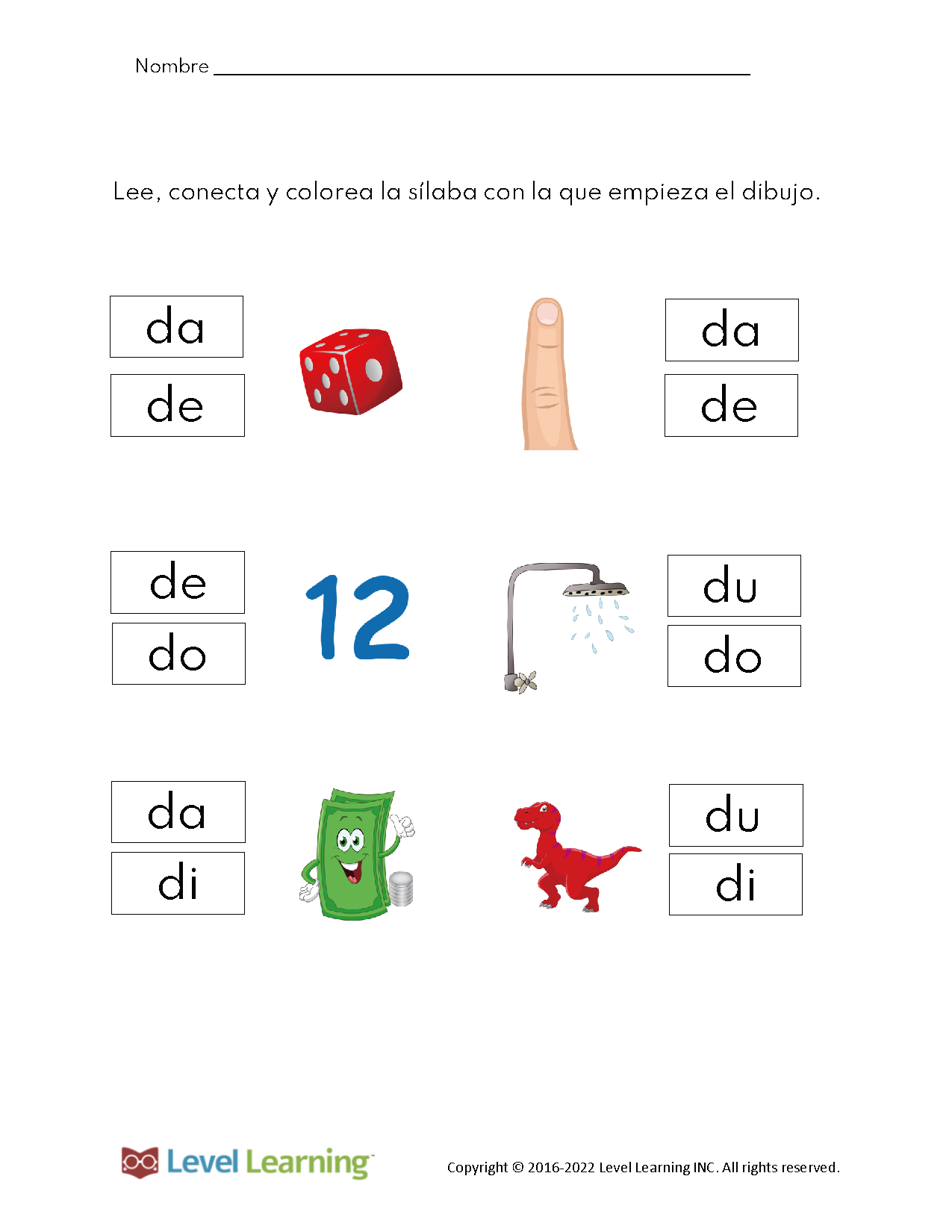 Spanish Phonics Open Syllables 2 – Level Learning