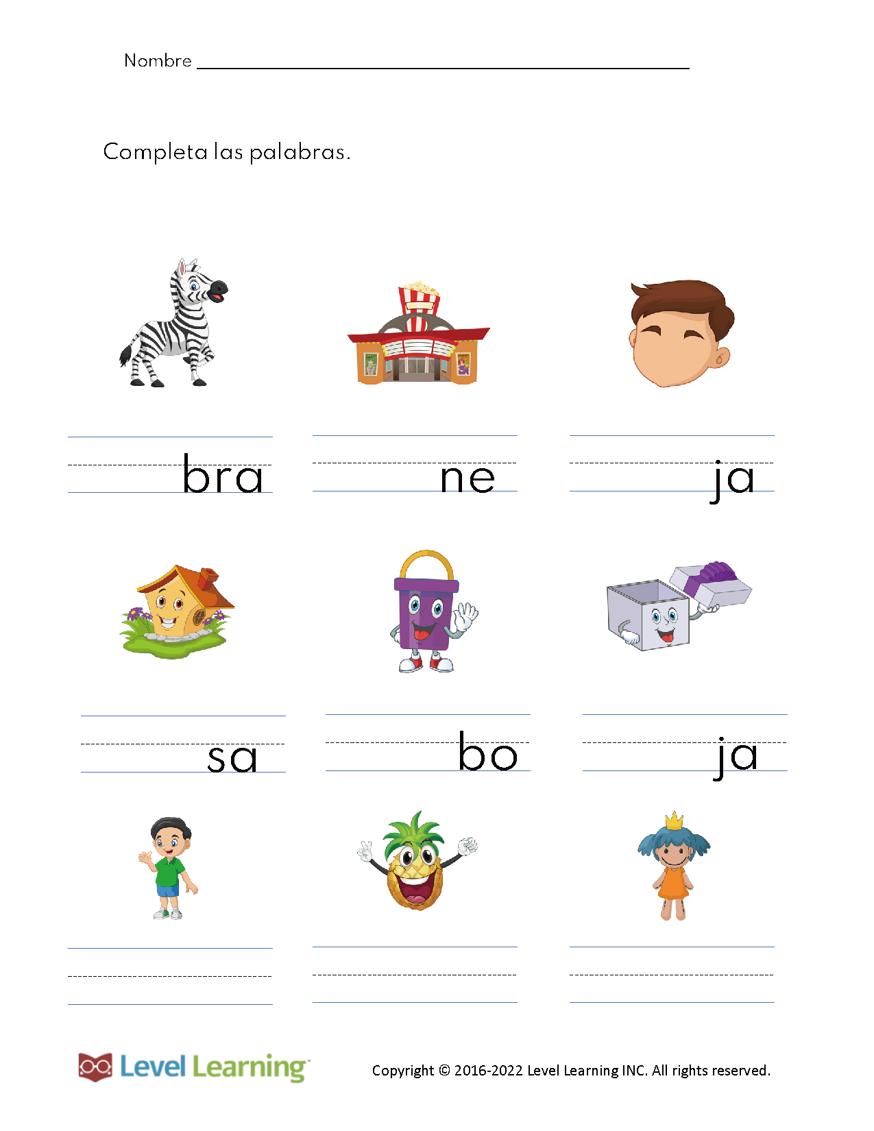 Spanish Phonics Open Syllables 4 – Level Learning