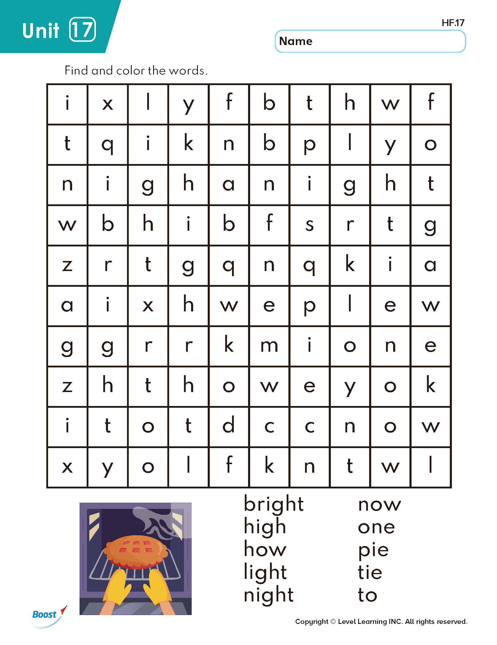 English Phonics 1 Unit 17-24 – Level Learning