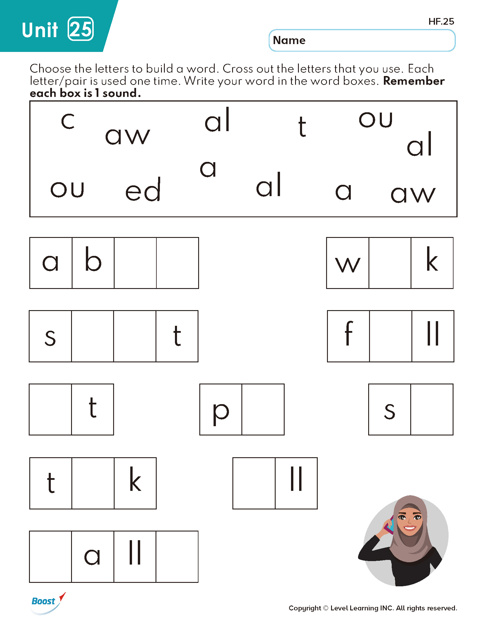 English Phonics 1 Unit 25-32 App – Level Learning