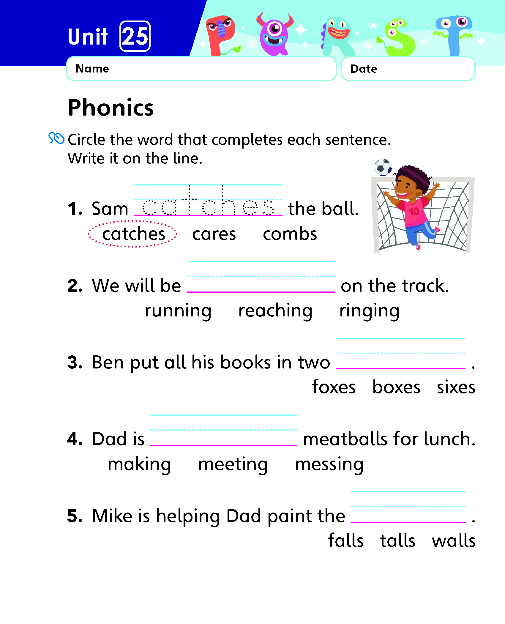 English Phonics 1 Unit 25-32 App – Level Learning