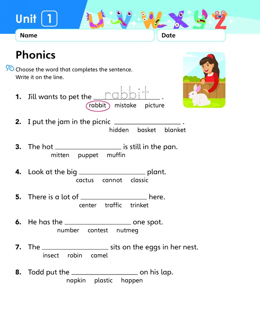 English Phonics 3 Unit 1-8 App – Level Learning
